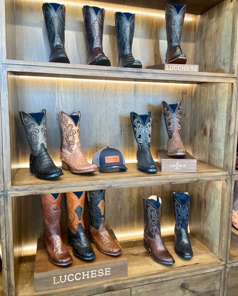 New shop, Lucchese, at First Colony Mall in Sugar Land