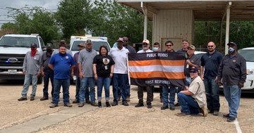 Today was last day for Chris Riggs, City of Stafford Public Work