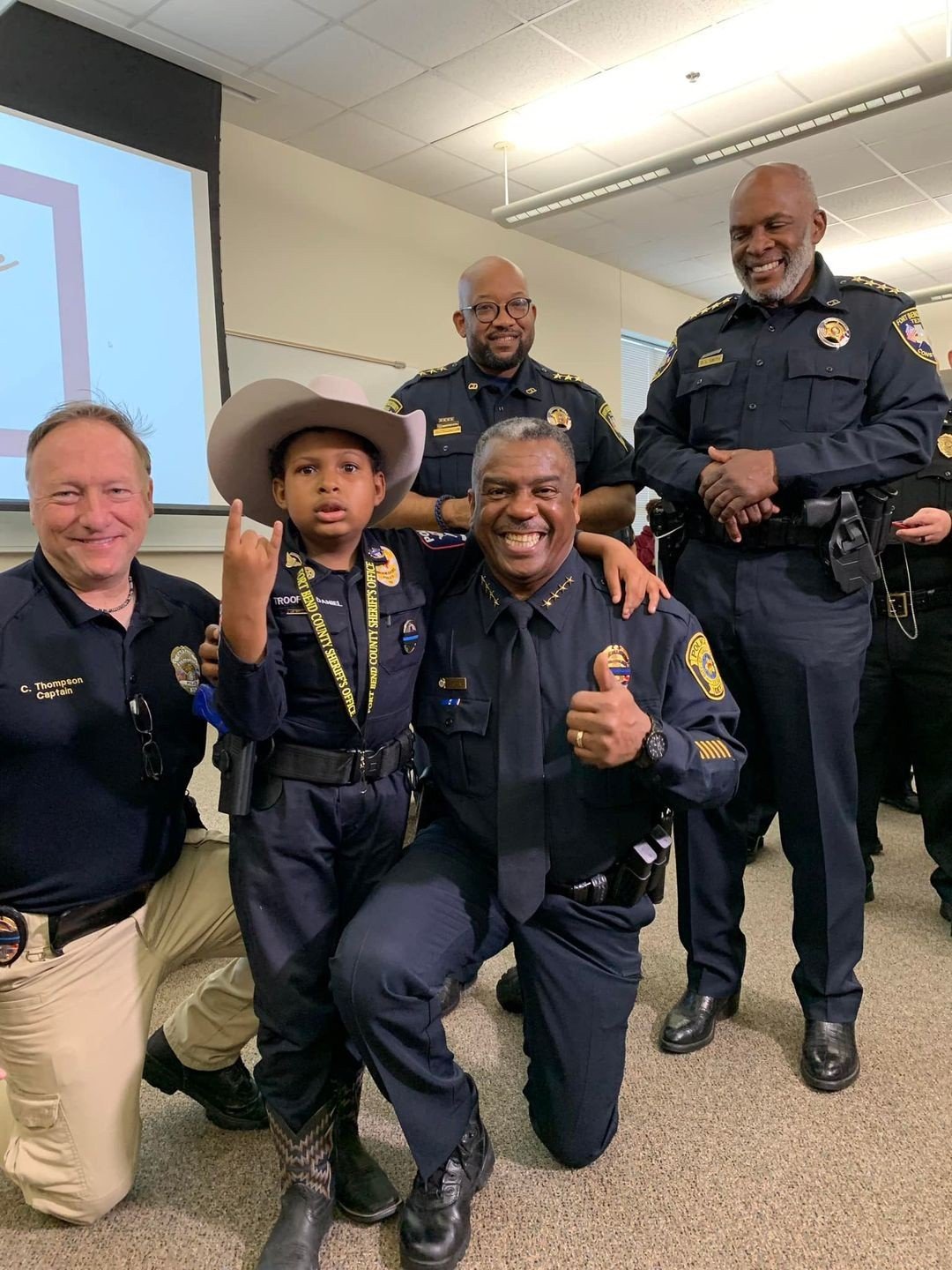 DJ was sworn in as honorary police officer