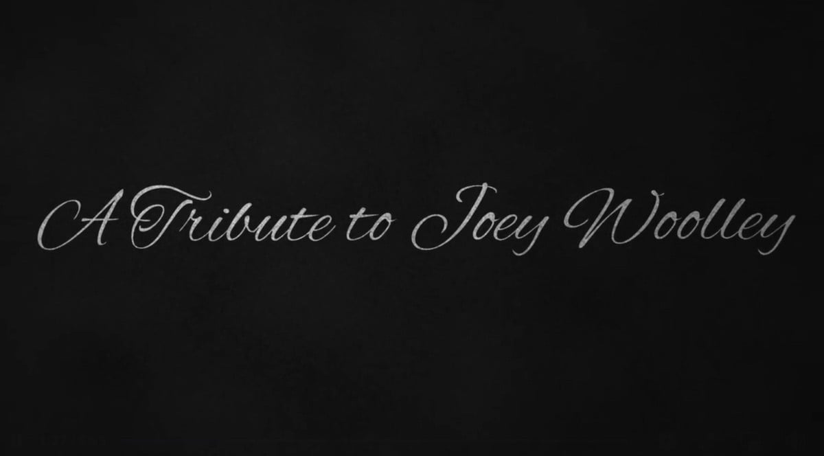 Chief Joey Woolley Tribute